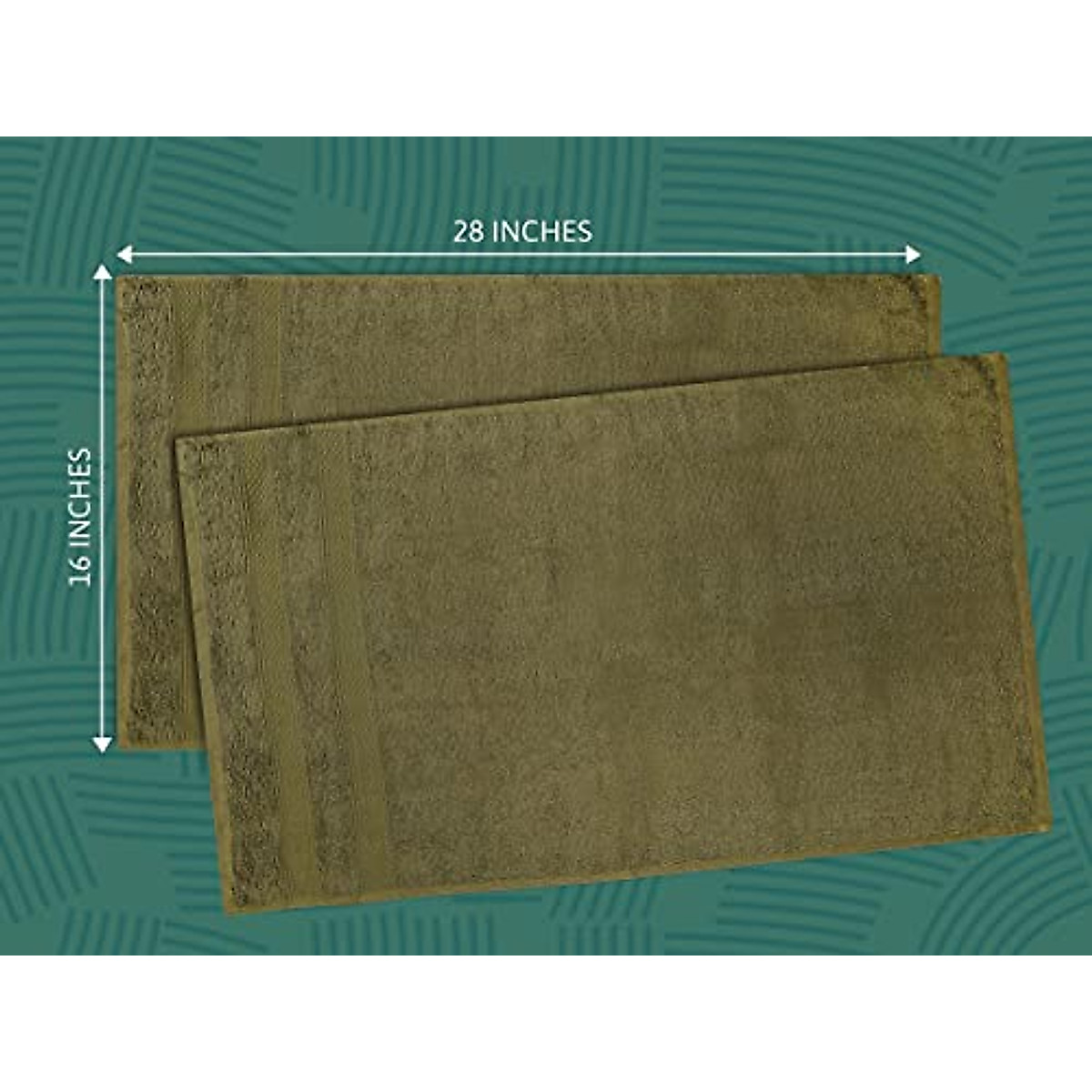 ZUPERIA Classic Hand Towels - 10 Pack - 16" x 28" - Ultra Soft 100% Cotton Large Bathroom Towels, Highly Absorbent Towel for Bathroom, Ideal for Pool, Home, Gym, Spa, Hotel (Assorted)