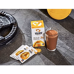 YOLKED - Clinically Tested and NSF-Certified All Natural Muscle Building Supplement - Increase Lean Muscle, Reduce Muscle Loss, and Improve Recovery with Protein’s Perfect Partner, 30 Servings