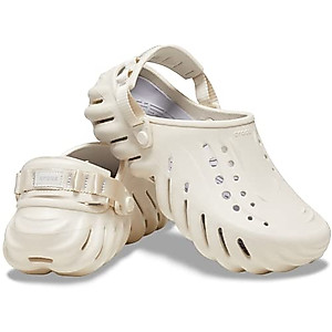 Crocs Unisex Echo Clogs, Stucco, 8 US Men