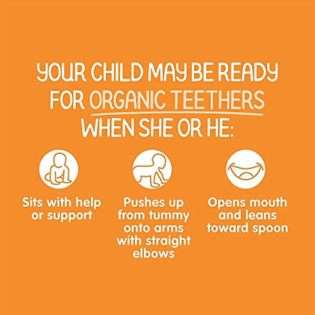 Happy Baby Gentle Teethers Organic Teething Wafers Banana Sweet Potato, Soothing Rice Cookies for Teething Babies Dissolves Easily Organic Gluten Free No Artificial Flavor,0.14 Ounce (Pack of 12)