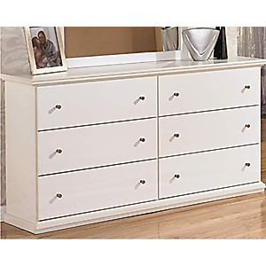 Signature Design by Ashley Bostwick Shoals Children's Traditional 6 Drawer Dresser, White