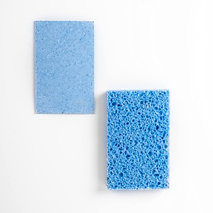 ARYA. | Pop-Up Eco Sponges 24 Pack | Natural Cellulose | Compostable & Biodegradable | Compressed Kitchen & Bathroom Sponges | Plastic-Free & Non-Scratch (24)