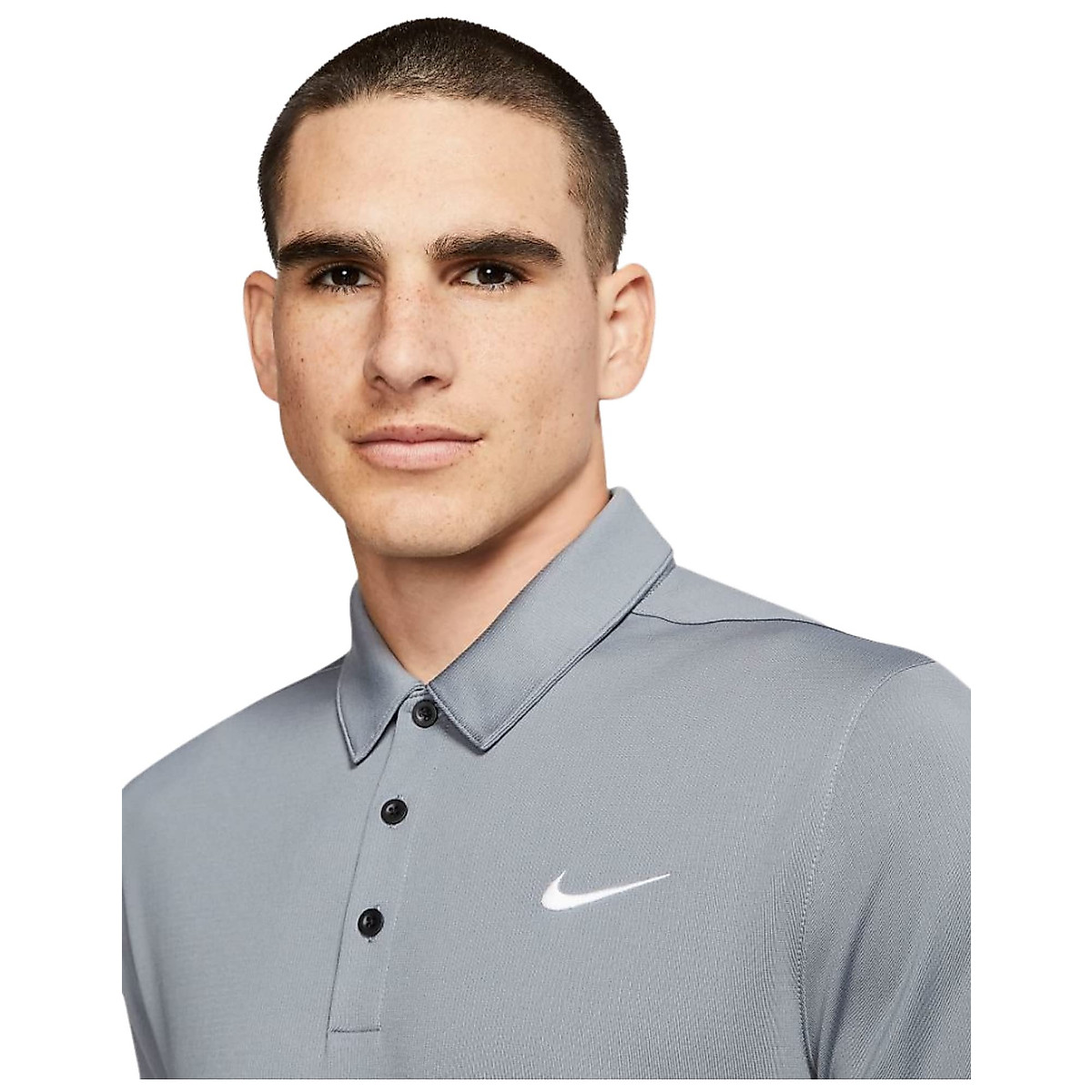 Nike Football Polo Gray | Black | White XL