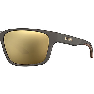 SMITH Basecamp Sunglasses – Polarized Performance Sports Active Sunglasses – for Men & Women – Matte Gravy + ChromaPop Polarized Bronze Mirror