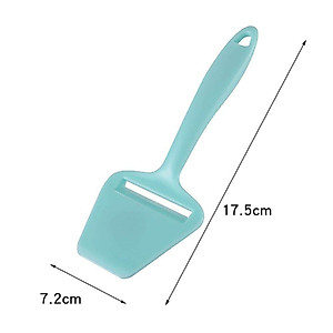 Portable Multi-Purpose Cheese Shovel Slicer for Cake Pizza Butter Baking Cooking Tool New Chocolate Pizza Shovel Cooking Tools DUOER (Color : Light Green)