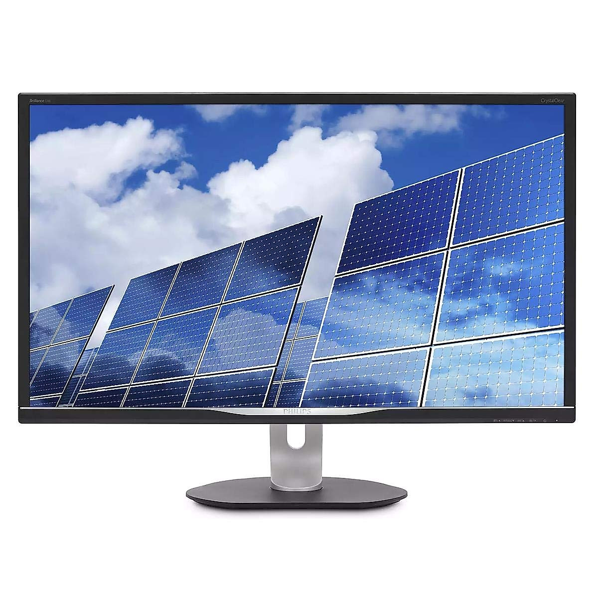 PHILIPS 328B6QJEB 32" Monitor, Quad HD 2K, IPS 128% sRGB, Speakers, USB hub, MultiView, Height Adjustable, VESA, 4Yr Advance Replacement Warranty, Black