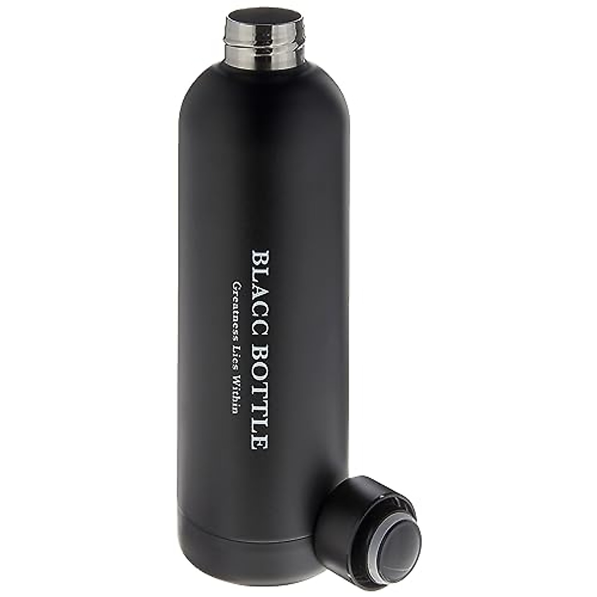 BLACC Bottle - 25oz Vacuum Insulated Stainless Steel Thermos - Reusable, Leak Proof, BPA-Free Flask with Inspirational Words for Office, Gym, Sports, and travel