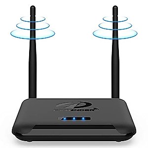 Wireless HDMI Receiver, Suitable for PAKITE Wireless HDMI Extender Model 850, Support Video Audio from Laptop, PC, Phone to HDTV Projector for Home Theater, Conferences, Up Support 1TX to 4RX