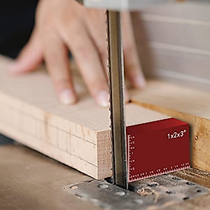 Yiranok Setup Block Miter Gauge Set - Precision Aluminum Router Table Set Up Bars - 15 Pcs Table Saw Accessories Woodworking Tools - Gift Choice for Carpenter, Construction, DIY Handyman (Red)