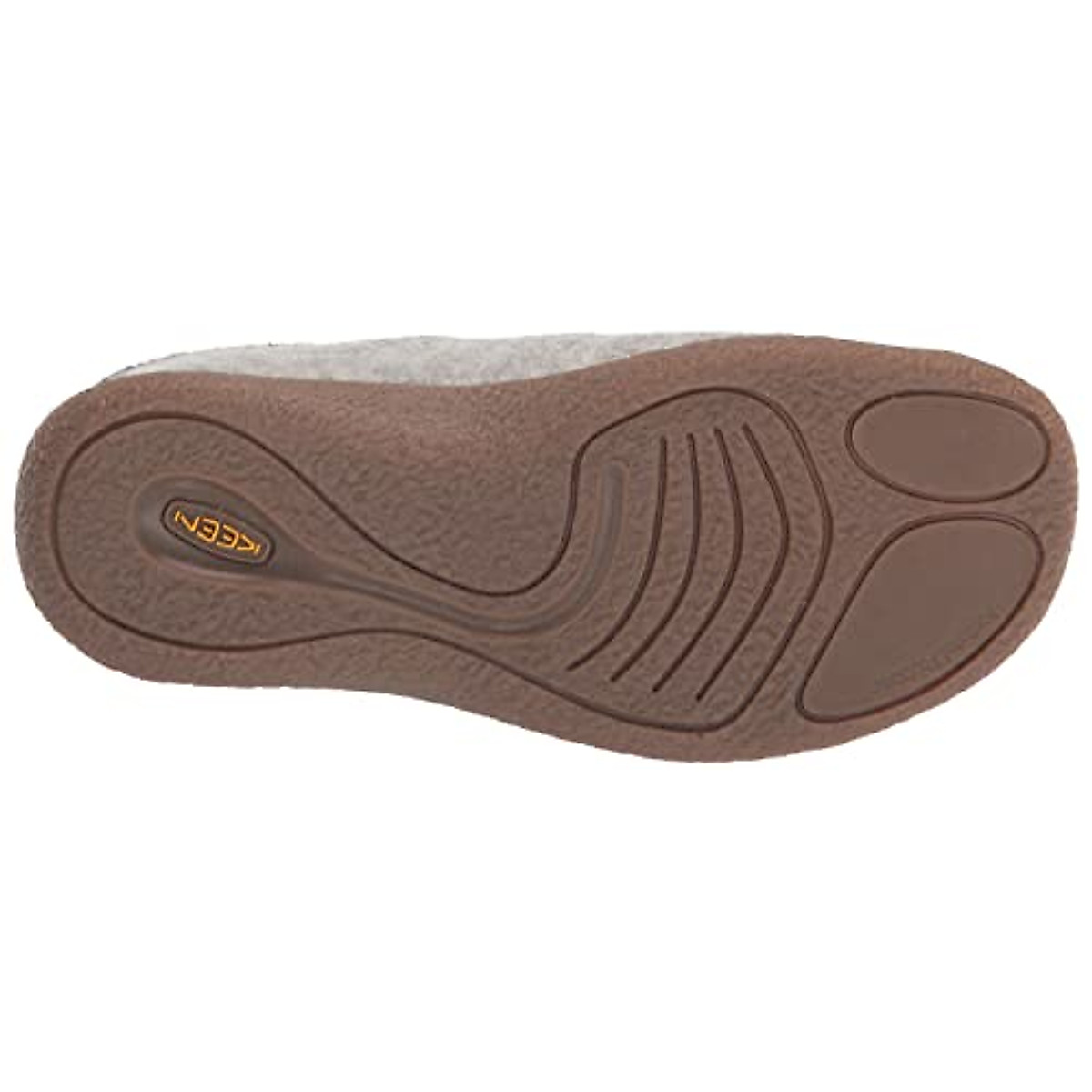 KEEN Women's Howser 3 Slide Comfy Durable Slippers, Light Gray Wool/Vapor, 7