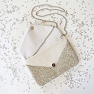 WIFEY Clutch Purse, Wifey Clutch Bag, Bride Clutch, Hand Beaded Purse, Gifts for Engagement, Bridal Shower, Bachelorette, Wedding Party