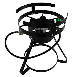 Chard BSR-13 BSR13, Stand and Regulator, Black, 50,000 BTU Portable Burner