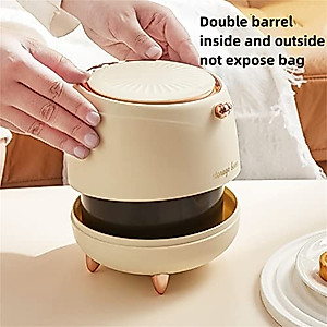 AIWE7D 0.4 Gallon Small Trash Can Kitchen Garbage Can Mini Bathroom Trash Cans with Lid Waste Basket for Office Bedroom Desktop Waste Bin (OD Green)