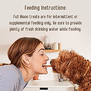 Full Moon All Natural Human Grade Duck Training Treats For Dogs, 5 Ounce (97541)