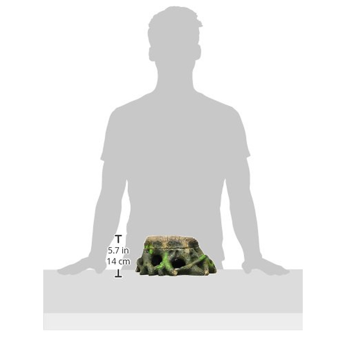 Coralife Floating Turtle Trunk, Large, Black