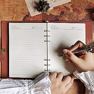 Handmade Leather Recipe Book, Personalized Engraving Name Journal Notebook, Custom Family Cookbooks, Anniversary|Birthday|Thanksgiving|Christmas|Mother's Day Gift for Wife, Mom, Dad, Grandma, Sister