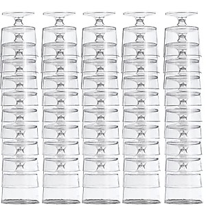 Exquisite Mini Dessert Cups With Spoons 200 Pcs I Serves 100 I Disposable Mini Plastic Mousse Cups With Spoons For Mini Dessert I 2 Oz Small Dessert Cups with Spoons I Clear Dessert Cups With Spoons