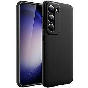 JETech Slim Fit Case for Samsung Galaxy S23+ / S23 Plus 5G 6.6-Inch, Soft TPU Thin Protective Phone Cover with Matte Finish, Shockproof (Black)