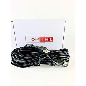 OMNIHIL 30 Feet Long High Speed USB 2.0 Cable Compatible with Astro Gaming MixAmp Pro TR for PS4