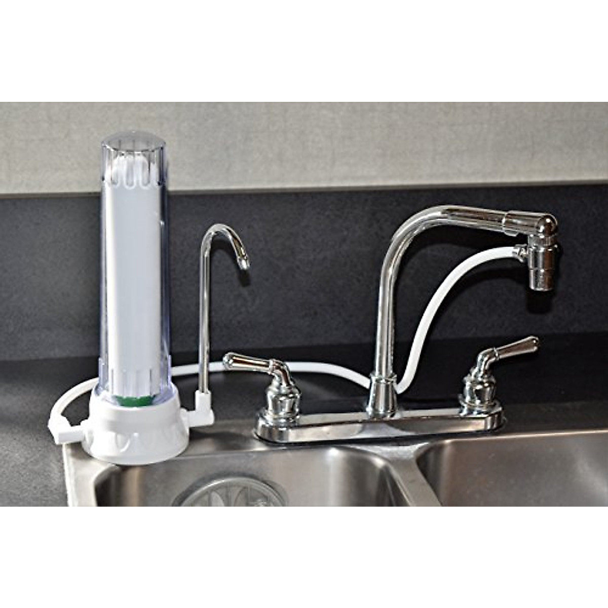 Clear2o CCT2000 Countertop Drinking Water Filter System, Reduces over 200 harmful contaminants – including chlorine, lead, mercury, sediment, heavy metals and VOC’s, White