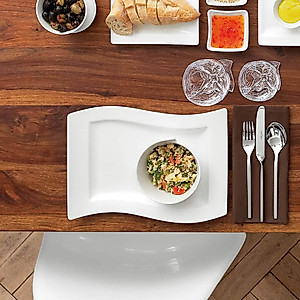 Villeroy & Boch New Wave Small Round Porcelain Rice Bowl, 15.5 oz, White