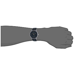 Casio MTP-VT01L-1B Men's Minimalistic Black Dial Black Leather Band Analog Watch