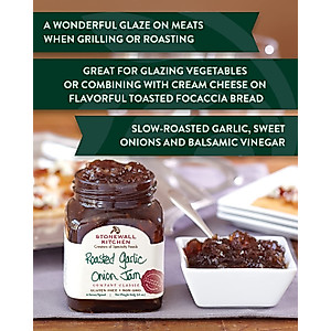 Stonewall Kitchen Roasted Garlic Onion Jam, 13 Ounces