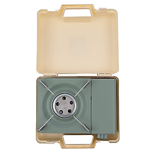 Mini Camping Stove Burner, Portable Butane Stove for Camping, Picnic, Outdoor Single Burner Camp Stove with Carrying Case for Outdoor Backpacking Hiking Picnic