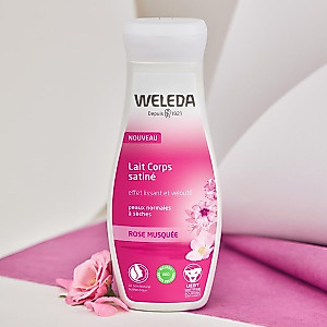 Weleda Pampering Wild Rose Body Lotion, Plant Rich Moisturizer with Wild Rose Oil, Jojoba Oil and Shea Butter, 6.8 Fl Oz (Pack of 1)