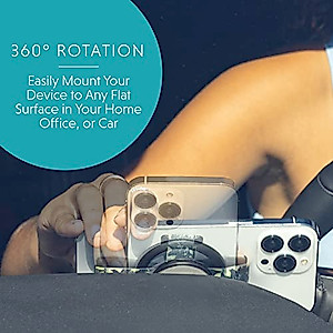 LOVEHANDLE 360 Universal Swivel Phone Mount - Car Mount - Phone Holder