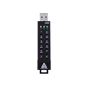 Apricorn Aegis Secure Key 3NX - USB3.0 Flash Drive ASK3-NX-8GB USB Memory 8GB Key Lock HD2239