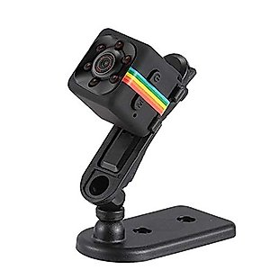 cainda Mini Spy Camera Full HD 1080P with Night Vision and Motion Detection, Super Video Recorder Sports Camera, Small Camcorder, Mini Security Camera for Car Home and Office Surveillance SQ11