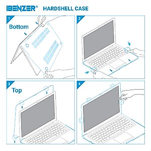 IBENZER Compatible with MacBook Air 11 Inch Case Model A1370 A1465, Soft Touch Plastic Hard Shell Case Bundle with Keyboard Cover for Mac Air 11, Quetzal Green, A11QUGN+1