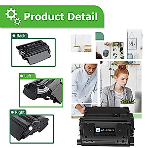 Aztech Compatible Toner Cartridge Replacement for HP 81X CF281X 81A CF281A for Enterprise MFP M605 Toner M605n M605dn M605x M606 M606n M630 M630h M630dn M630z M632 Printer (Black, 4-Pack)