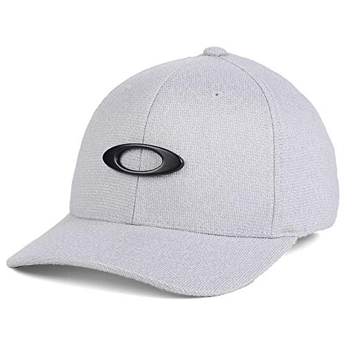 Oakley Tin Can Stretch-Fitted Cap Silver/Black