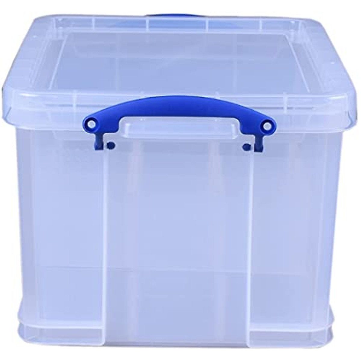 Really Useful Storage Box 35 Litre Clear with 2 x Large Dividers
