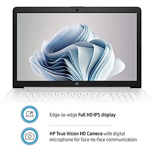 HP 17.3" Laptop (Latest Model), 11th Gen Intel Core i5-1135G7 Processor, 20GB DDR4 RAM, 1TB PCIe SSD, Full HD IPS Display, Backlit Keyboard, Intel Iris Xe Graphics, Windows 11 Home, Silver
