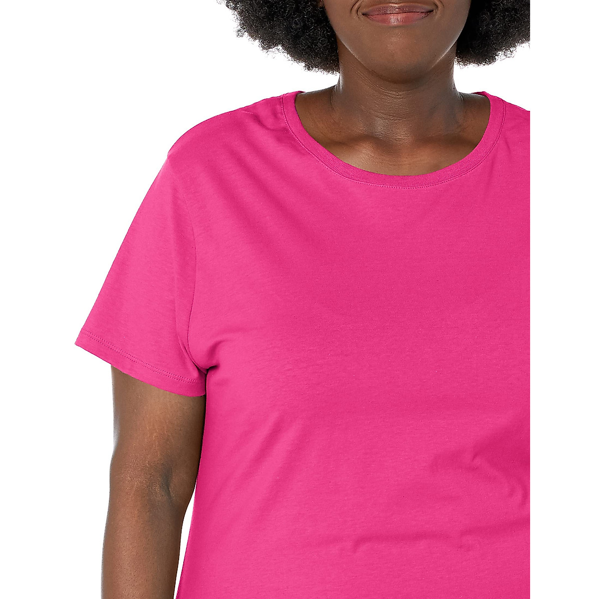 Just My Size Plus-Size Pure Cotton Jersey T-Shirt, Wide Classic Crewneck Tee for Women