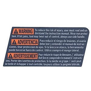 Bosch Parts 2601115359 Label
