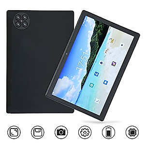 Tablet 10.1 inch Android 12 Tablet, 8GB RAM and 256GB ROM, Octa Core CPU, 5G WiFi, Support 4G Communication Network, Dual 16MP and 8MP Camera, Black