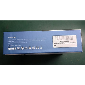 IVISII G2 Pocket RGB Camera Light,32Wh Built-in 4300mAh Rechargeable Battery 360°Full Color Gamut 9 Light Effects,2600-10000K LED Video Light Panel with Aluminum Alloy Body, Adjustable Tripod Stand