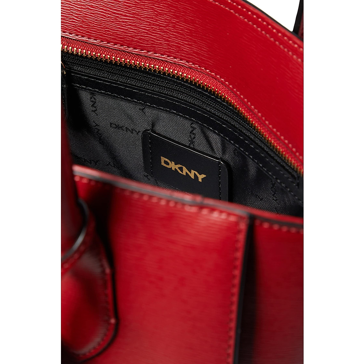 DKNY Valery Large Satchel Bright Red One Size