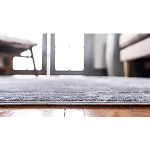 Unique Loom Metro Collection Transitional Abstract Cement Stone Area Rug, 5 ft x 8 ft, Light Gray/Ivory