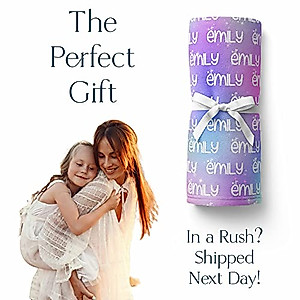 Personalized Name Blanket | Soft & Warm Throw Blanket | Custom Blanket for Kids, Babies & Adults | Personalized Blanket for Couch, Sofa & Bedding | Blanket Gift for Birthday & Christmas Fleece - 50x60