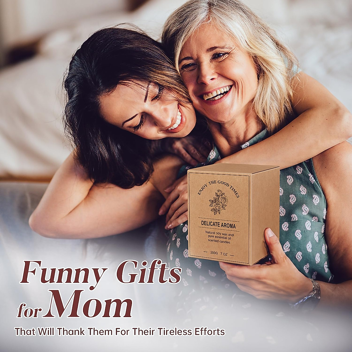 Gifts for Mom Dad from Daughter Son, Funny Mothers Day Gifts, Fathers Day Birthday Christmas Gift for Grandma Aunt Nana Bonus Mom Mother in Law, Unique Valentines Present, Lavender Scented Candle