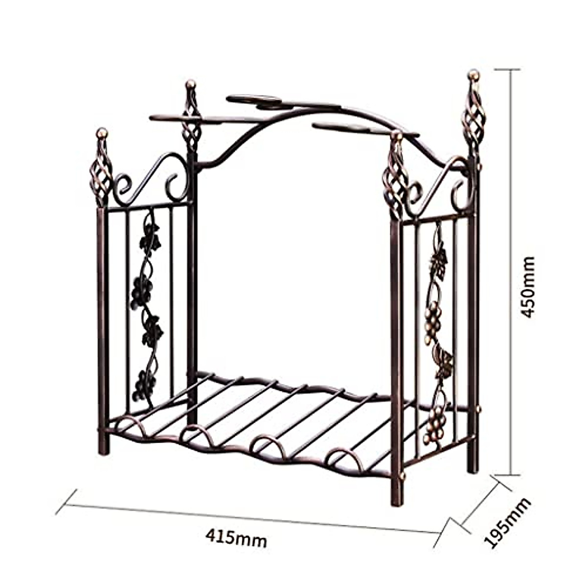 DOUBA European Style Wine Rack Goblet Rack Kitchen bar Wine Glass Display Storage Rack Home Decoration