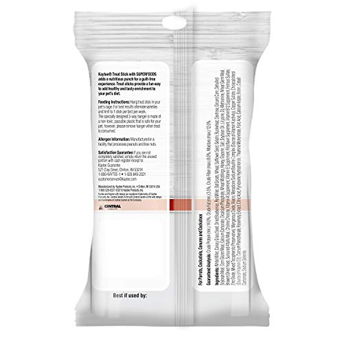 Kaytee Avian Superfood Treat Stick Blueberry 5.5 Ounces