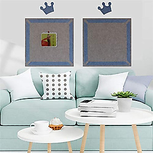 Felt Board Layout Notice Board, Crown Message Board, Green Wall Stickers, Kindergarten Works Display Cork Board