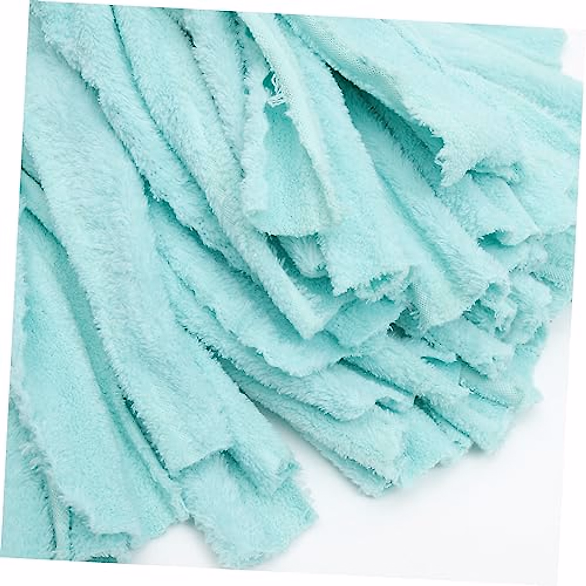 GARVALON Vintage Mop Head Squeeze Mop Head Steam Mop Pad Practical Mop Head Dry Floor Cleaning Mop Mop Flip Mop Refill Commercial Cut End Cotton Mop Dry Mop Pad Green Cloth