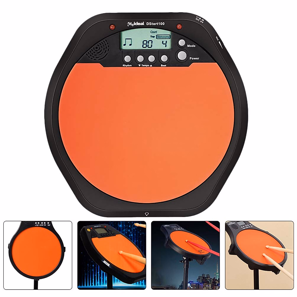 MILISTEN Digital Electronic Drummer Training Metronome Drum Pad for Kids Beginners